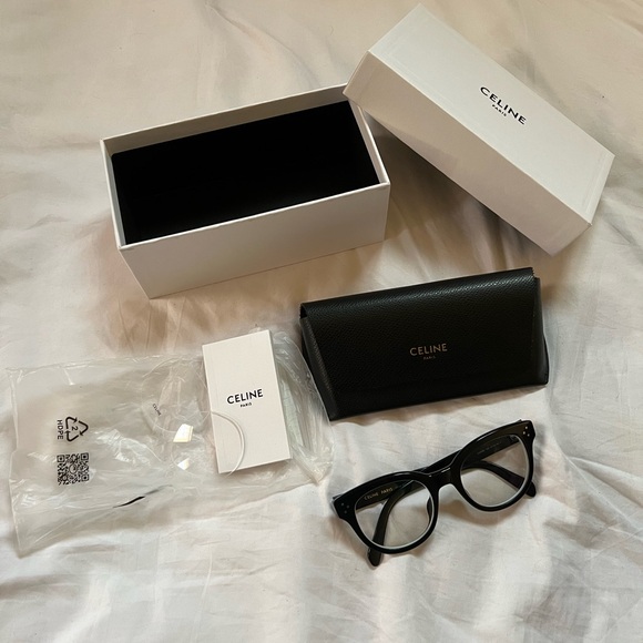 Celine | Accessories | Celine Black Eyeglasses | Poshmark